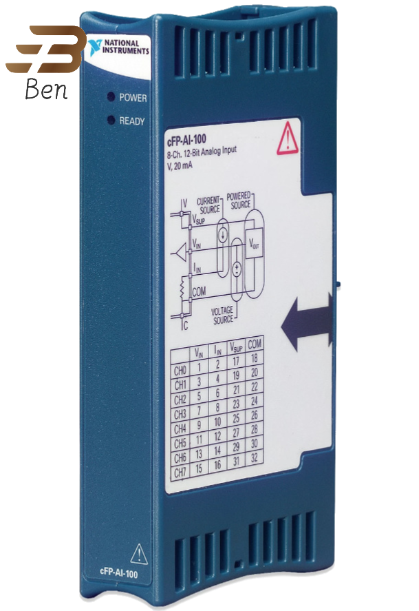 NI cFP-AI-100 Compact FieldPoint analog input module - xiongba automation