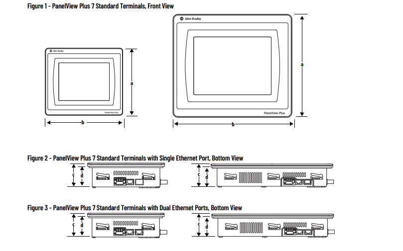 Allen-Bradley 2711P-T6C21D8S PanelView Plus 7 Standard Terminals ...